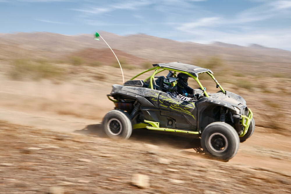 Poker Running in the Kawasaki KRX 1000 Trail Edition - UTV News